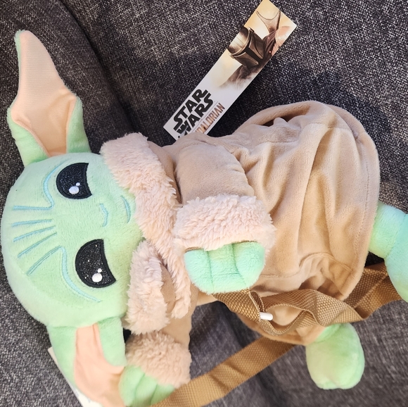 Disney | Bags | Disney Baby Yoda Grogu Plush Backpack | Poshmark